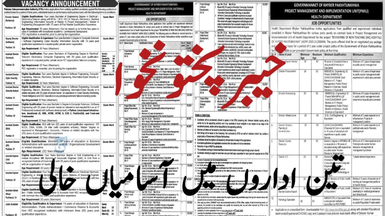 KPK Government Jobs - Govtpakjobs.com