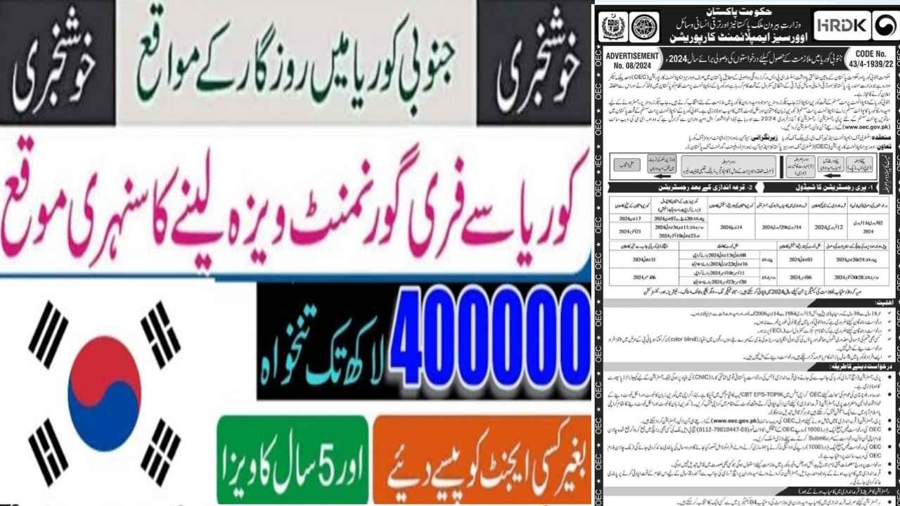 OEC Jobs 2024 Online Apply Via Www.oec.gov.pk - Govtpakjobs.com